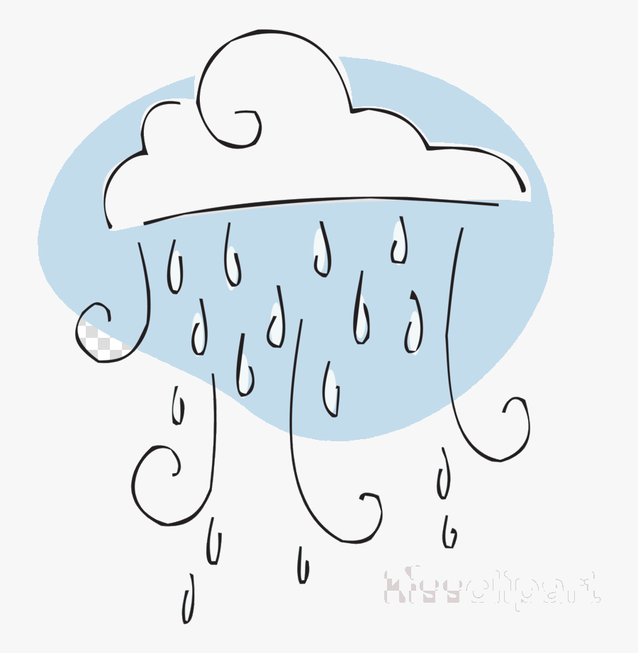 Rain Cloud Text Transparent Image Clipart Free Png - Illustration ...