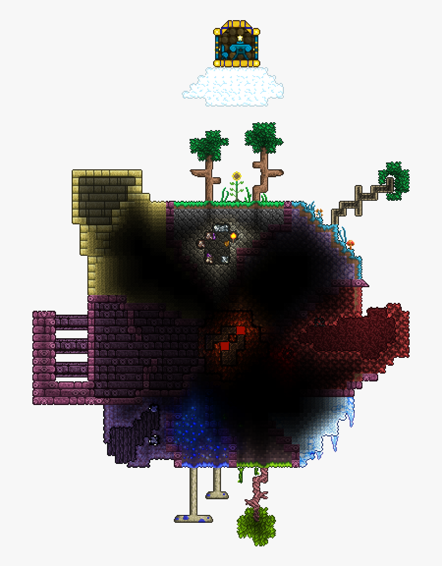 Transparent Terraria Clipart - Tree , Free Transparent Clipart - ClipartKey