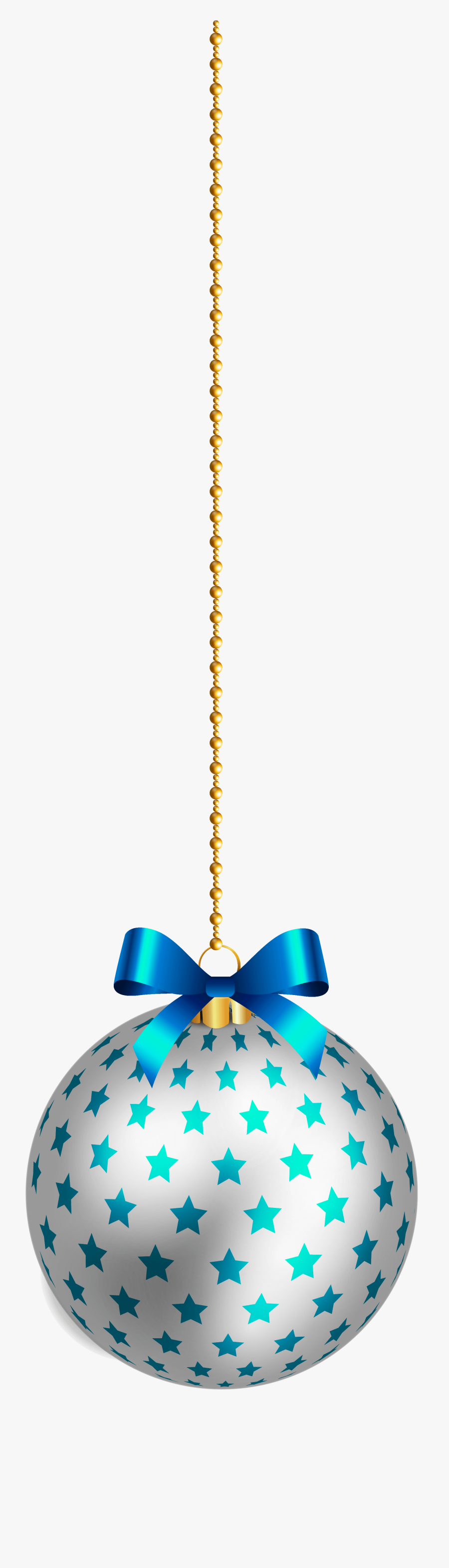Hanging Blue Christmas Ornaments , Free Transparent Clipart - ClipartKey