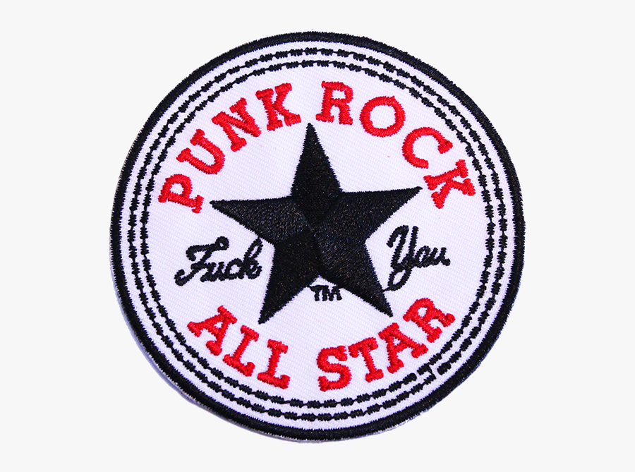 Punk Rock All Star Patch - Punk Rock Symbols Transparent , Free ...