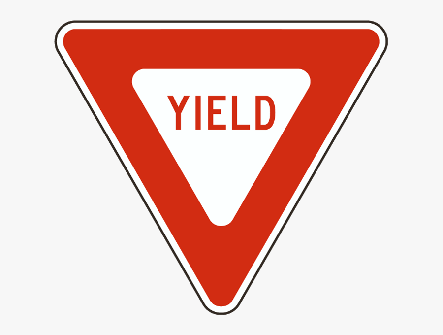 Yield Sign Black And White