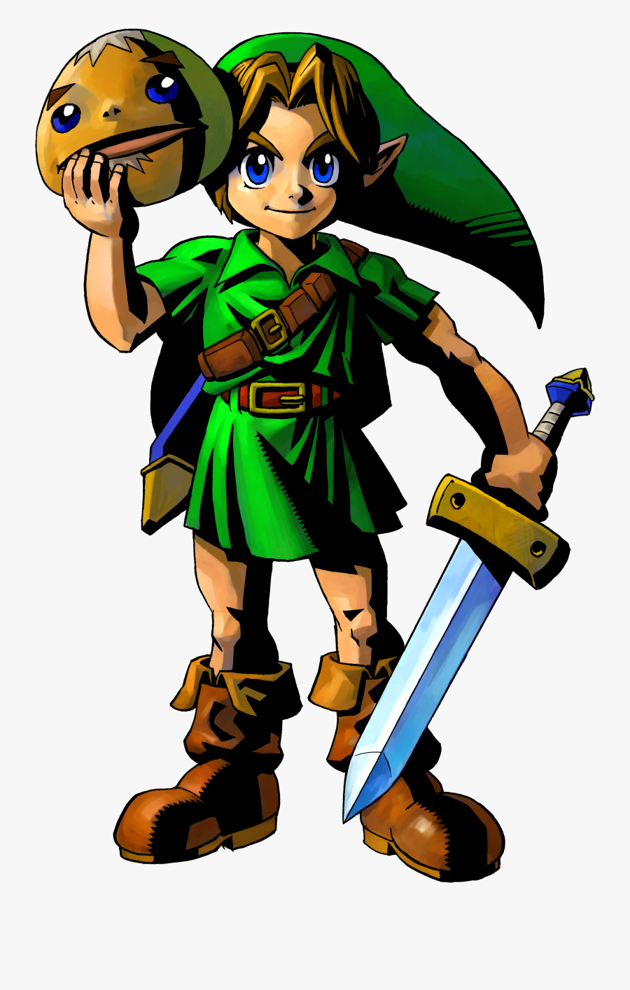 Transparent Elf Ears Png - Loz Majora's Mask Link , Free Transparent ...