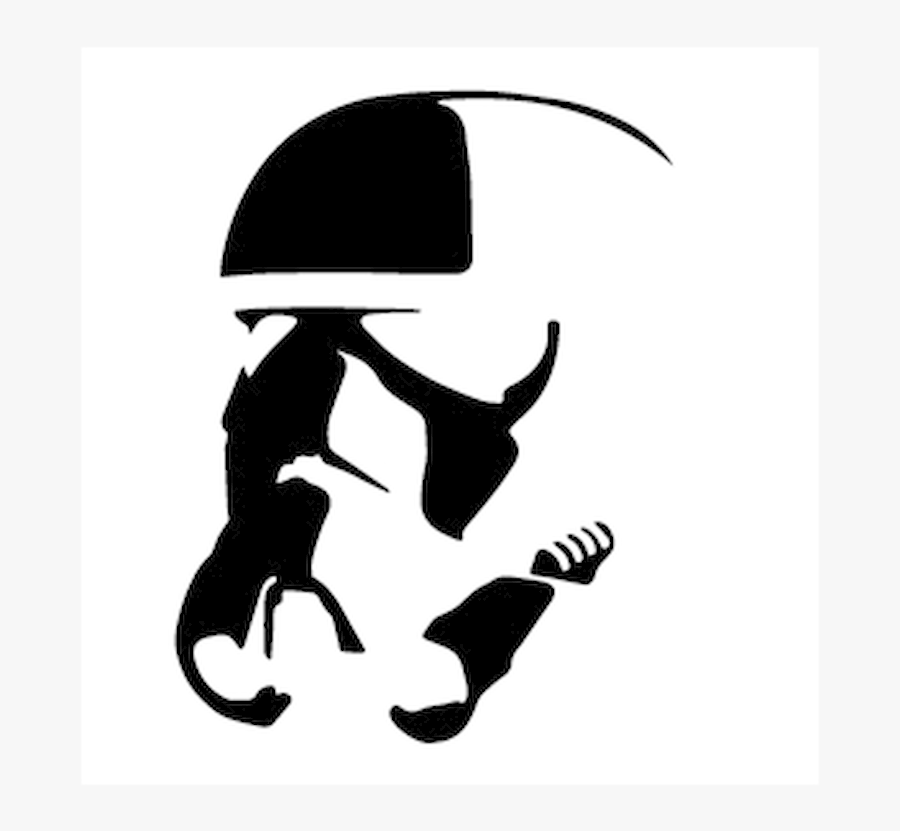 Stormtrooper Side Profile Vinyl Decal Sticker size - Star Wars Windows ...