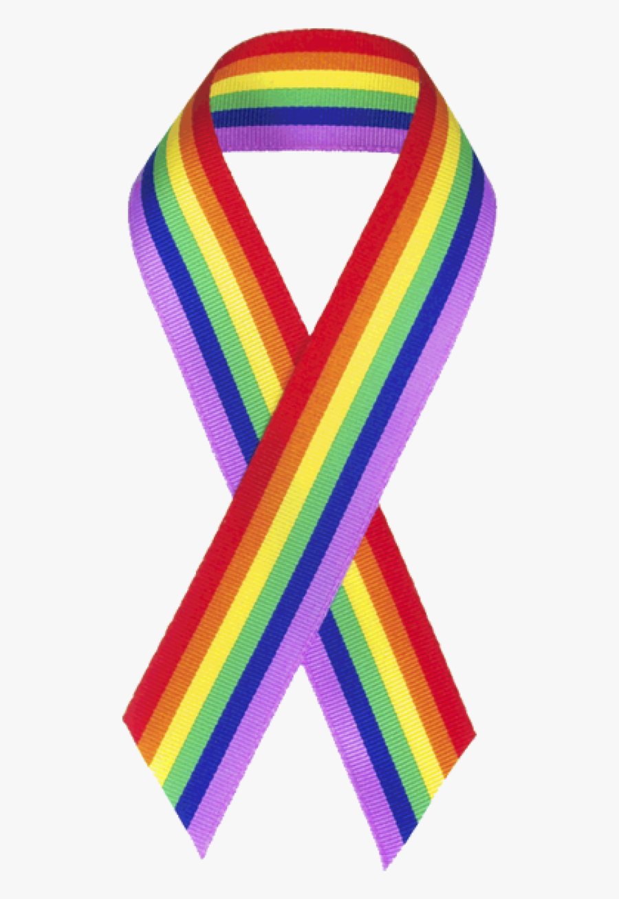 Rainbow Cancer Ribbon Meaning - Rainbow Ribbon Transparent Background ...