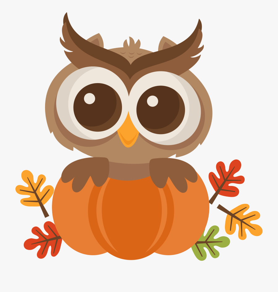 Thanksgiving Clipart Owls - Owl And Pumpkin Clip Art , Free Transparent ...