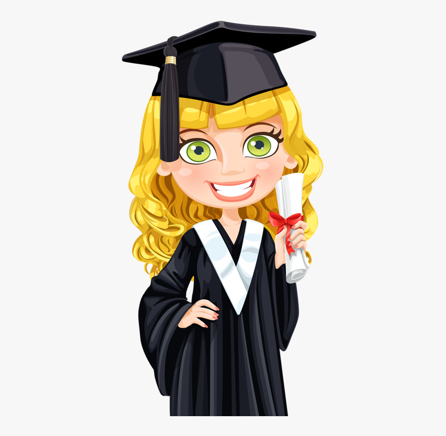 Cartoon Graduate In College , Free Transparent Clipart - ClipartKey