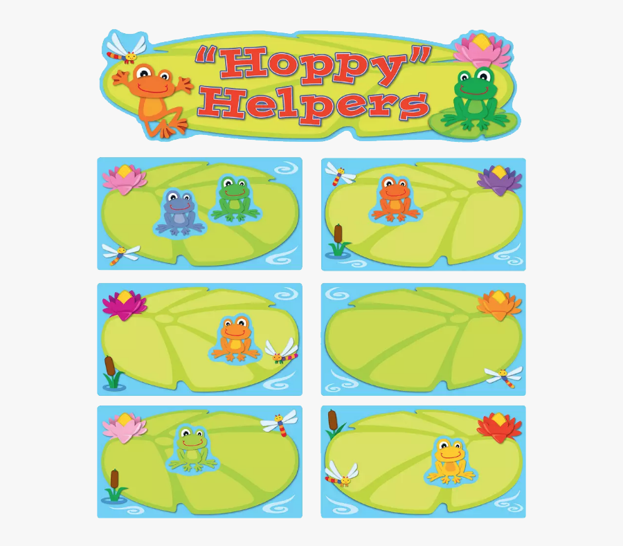 Hoppy Helpers Funky Frogs Mini Board Set - Frog Birthday Bulletin Board ...