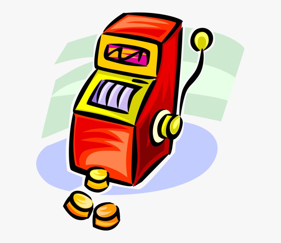 Vector Illustration Of Casino Gambling Slot Machine , Free Transparent ...