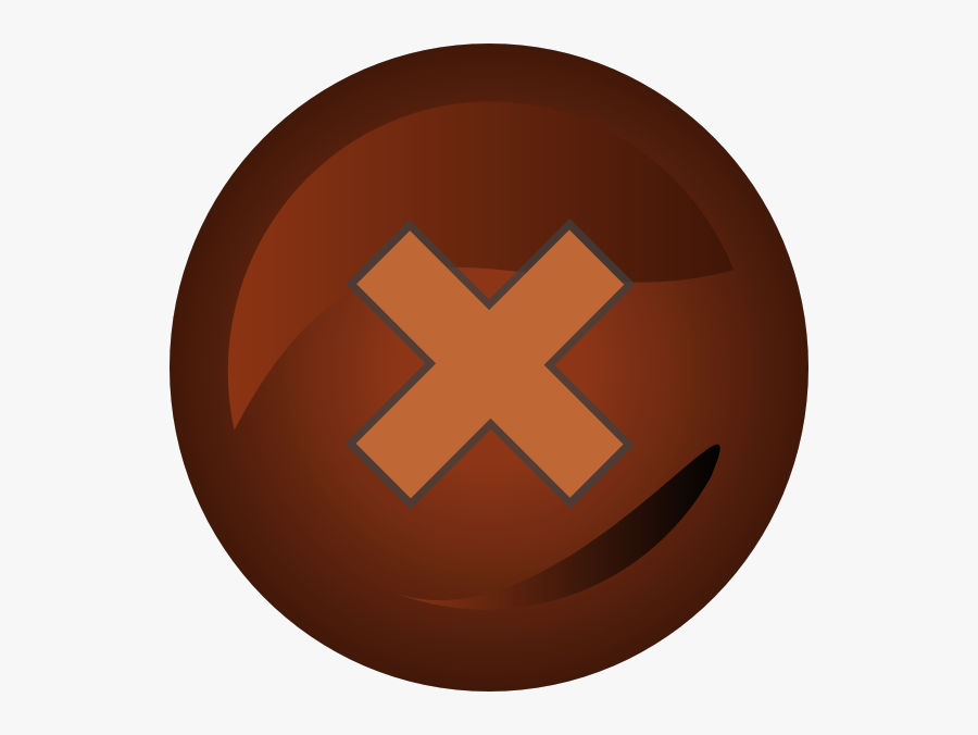 Exit Button Brown Png , Free Transparent Clipart - ClipartKey