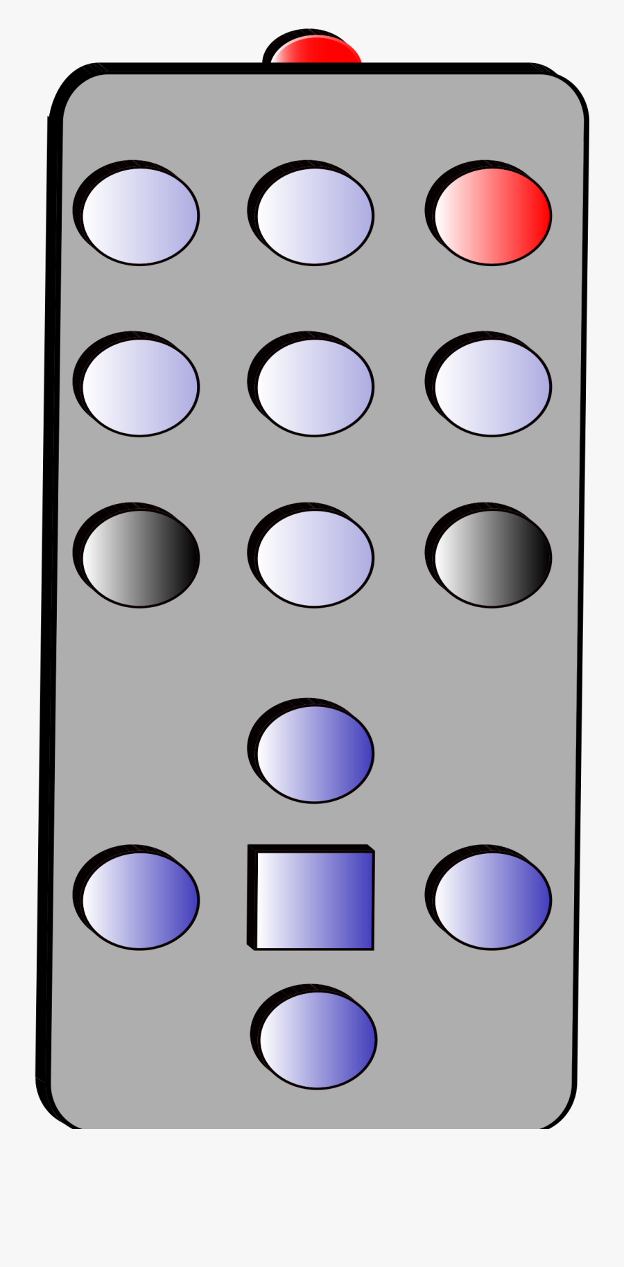Tv - Remote - Control - Remote Control Clipart Transparent , Free ...