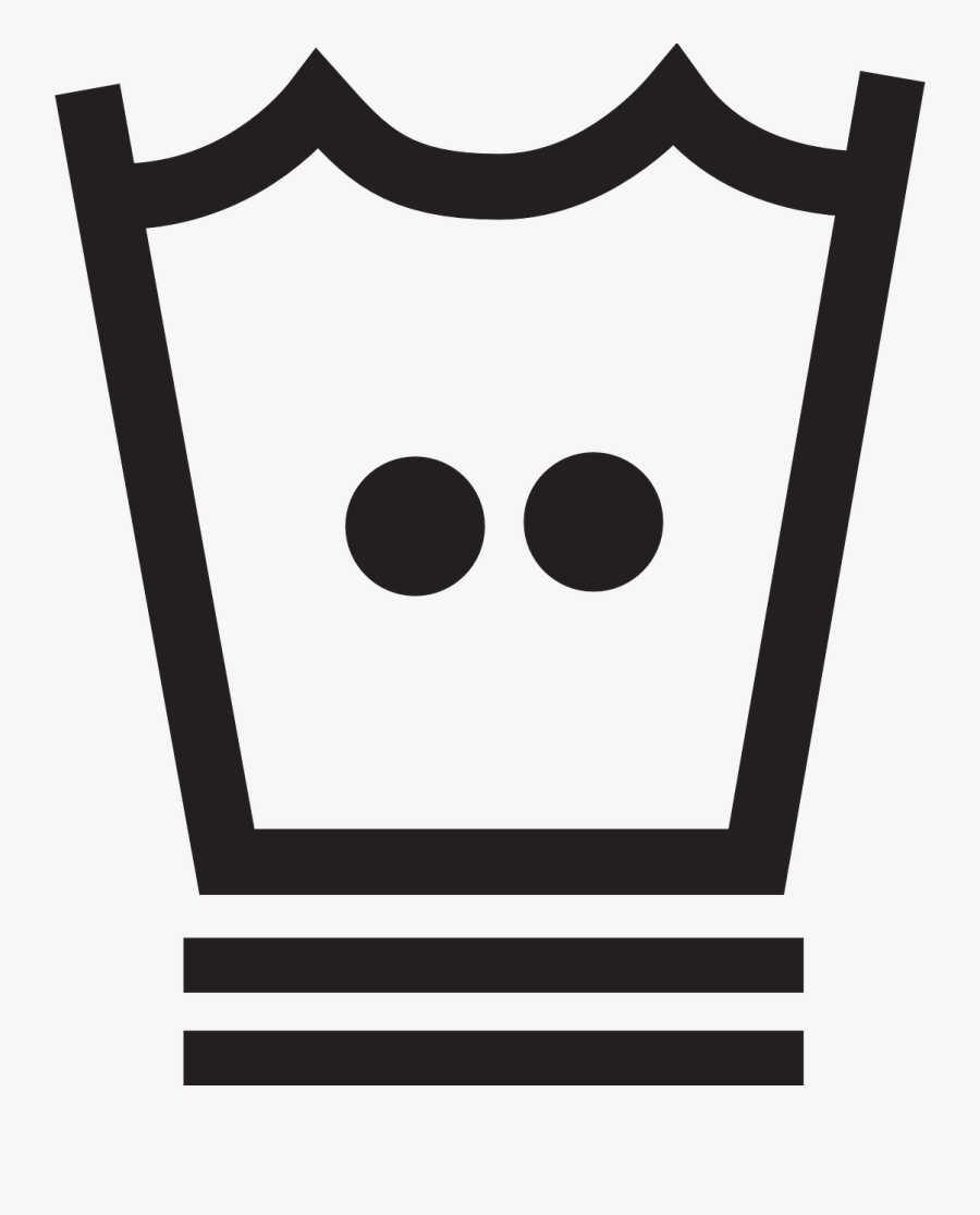 Laundry Clothing Care - Delicate Gentle Wash Symbol , Free Transparent ...