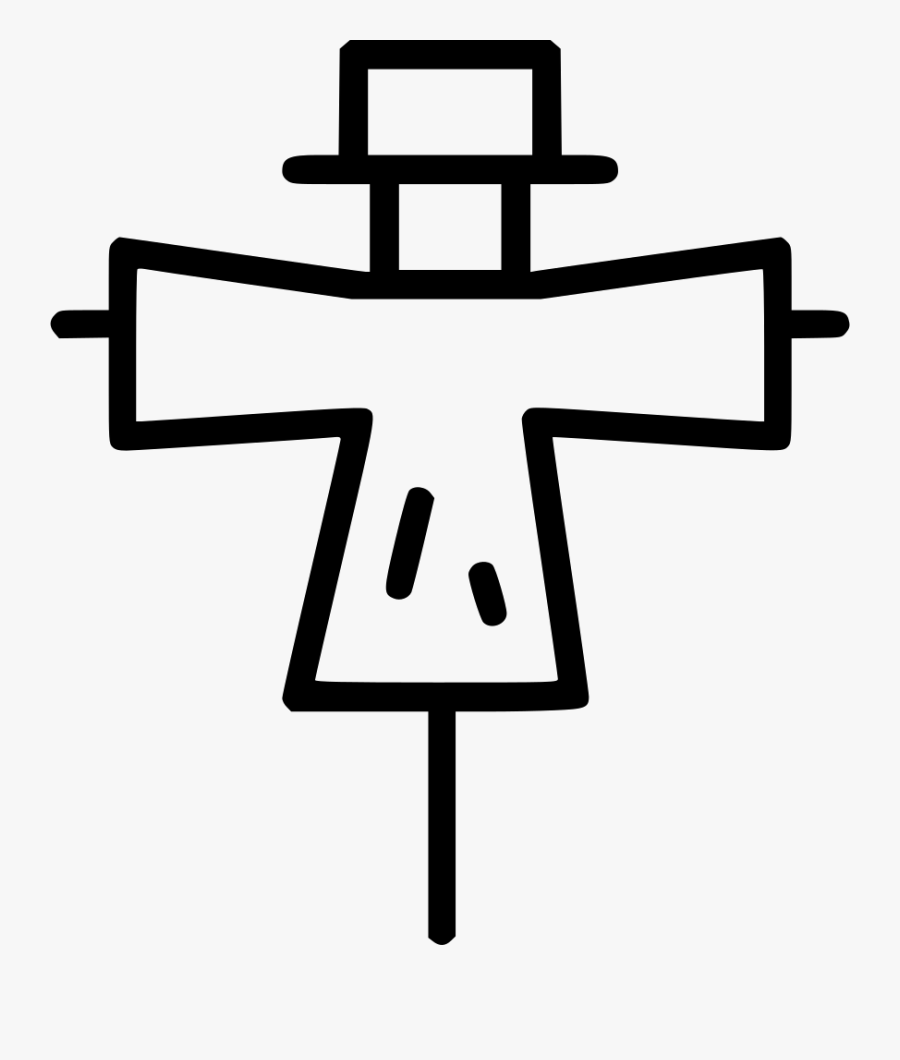 Scarecrow - Cross , Free Transparent Clipart - ClipartKey