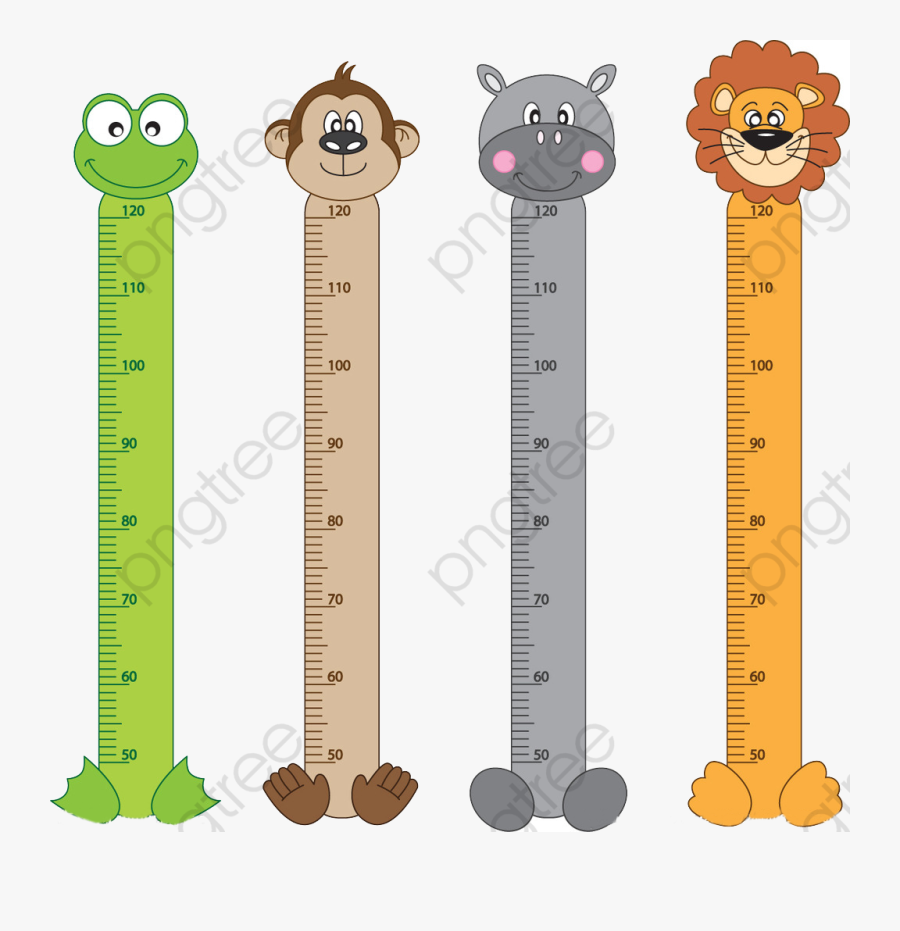 Ruler Clipart Cartoon - Baby Height Chart Cartoon , Free Transparent ...