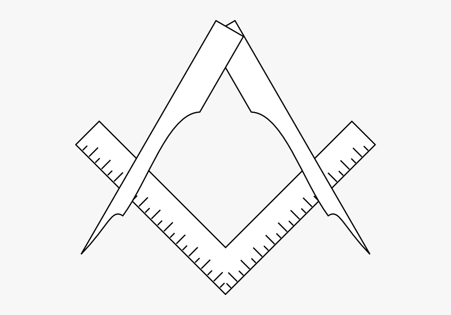 Square And Compass Black Background , Free Transparent Clipart - ClipartKey