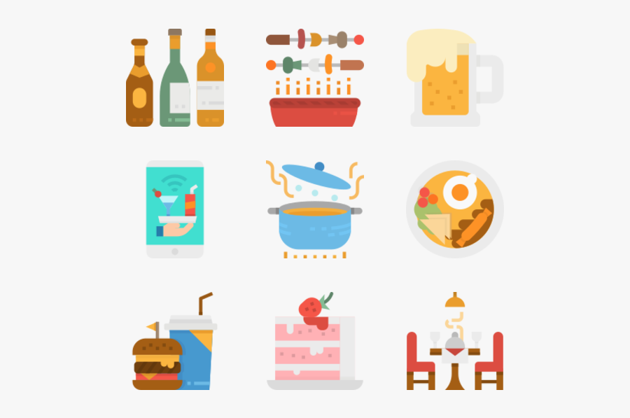 Restaurant - Lunch Flat Icon Png , Free Transparent Clipart - ClipartKey