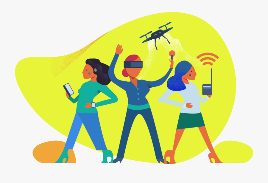 Women In Tech Art , Free Transparent Clipart - ClipartKey