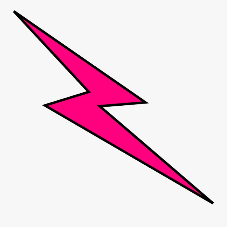 Pink Bolt Clip Art - Light Pink Lightning Bolt , Free Transparent ...