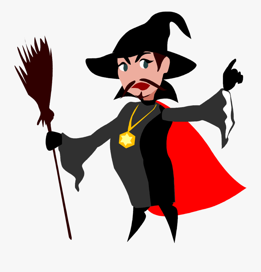 Male Witch Clipart , Free Transparent Clipart - ClipartKey