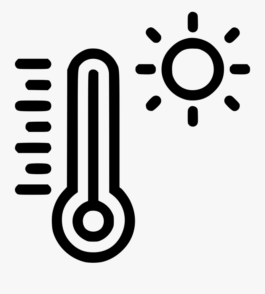 Temperature Reading Hot Light - Light And Temperature Icon , Free ...