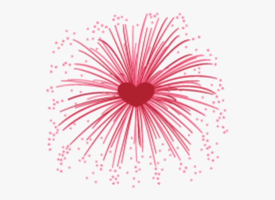 Fireworks Clipart Transparent Png - Heart Firework Png , Free ...