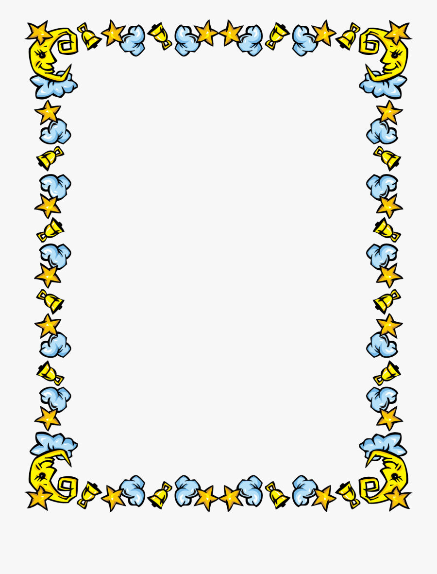 Transparent Boarder Clipart - Moon Border , Free Transparent Clipart ...