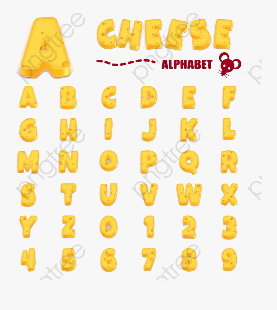 Cheese Font , Free Transparent Clipart - ClipartKey