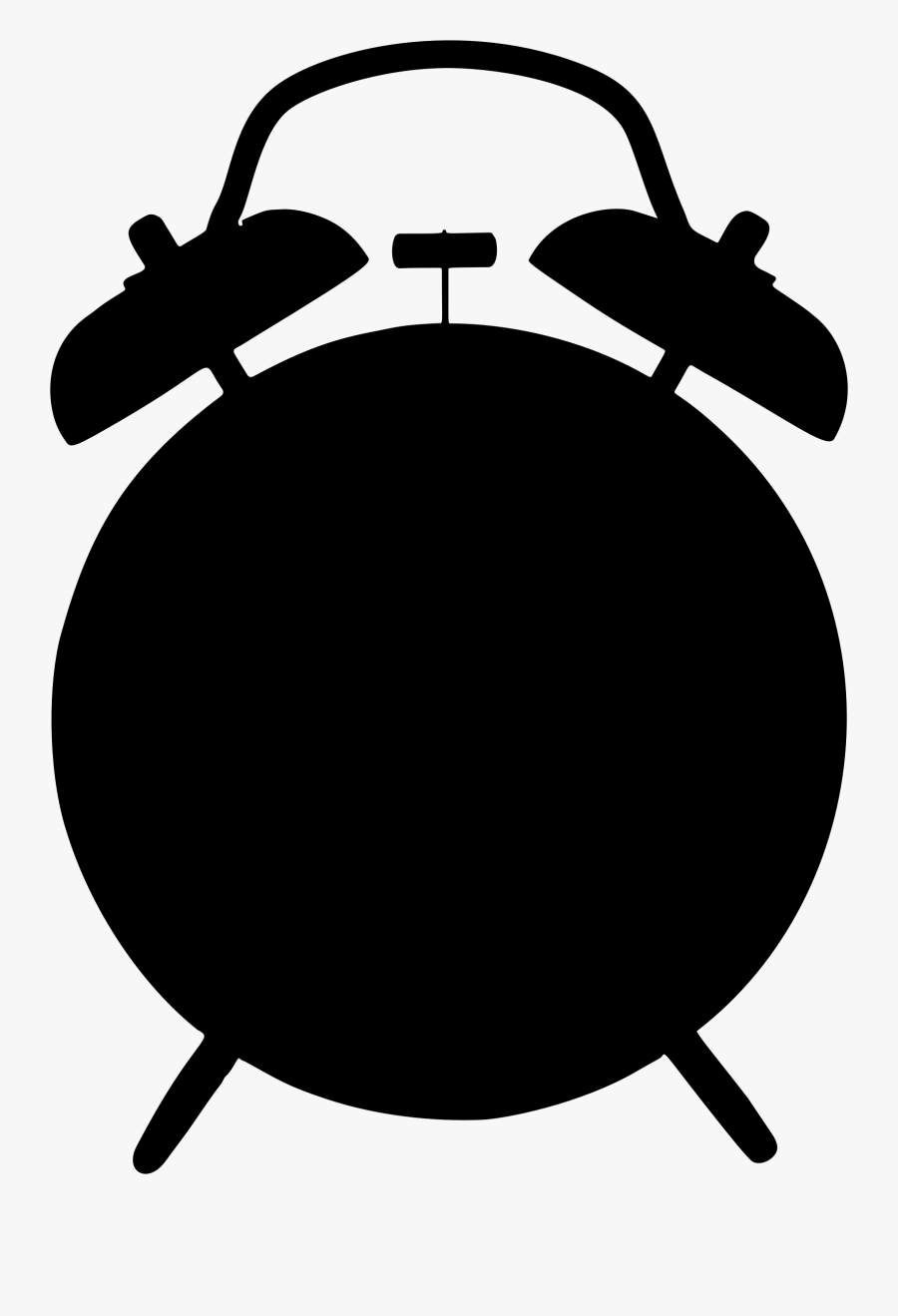 Alarm Clock Silhouette - Retro Alarm Clock Silhouette , Free ...