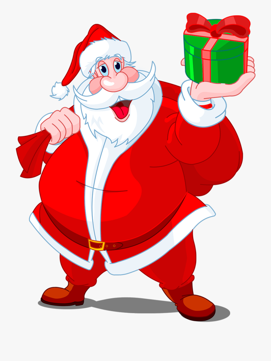 Christmas Santa Clip Art - Santa Clause No Background , Free ...