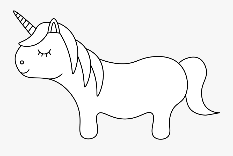 Free Simple Unicorn - Mane , Free Transparent Clipart - ClipartKey