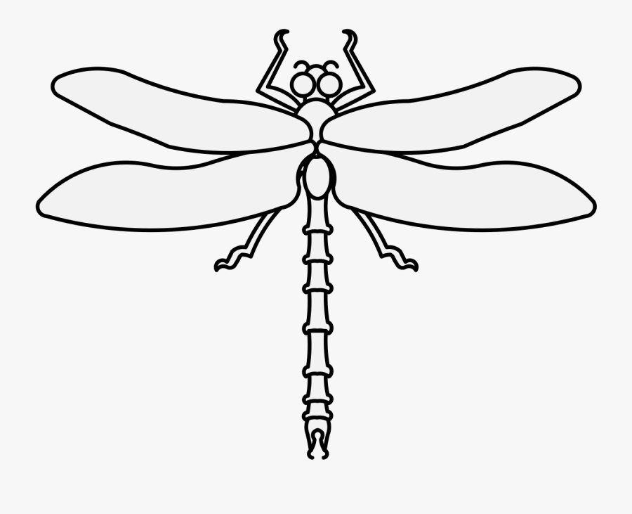 Dragonfly Clipart Traceable - Dragonfly Heraldry , Free Transparent ...