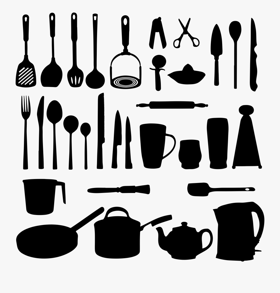 Clip Art Kitchen Tools Clipart - Clipart Utensils , Free Transparent ...