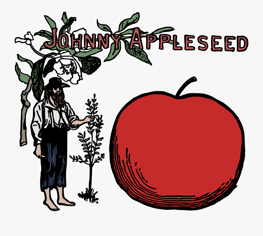 Clip Art Johnny Appleseed Clipart - Johnny Appleseed Shirt , Free ...