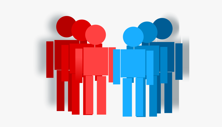 Waitress Clip Art Download - Red People And Blue People , Free ...