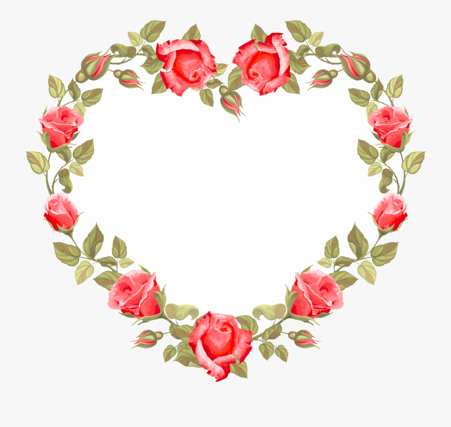 Clipart Love Wreath - Flowers Heart Png , Free Transparent Clipart ...