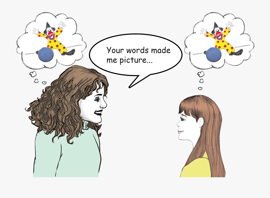 Your Words Made Me Picture - Cartoon , Free Transparent Clipart ...