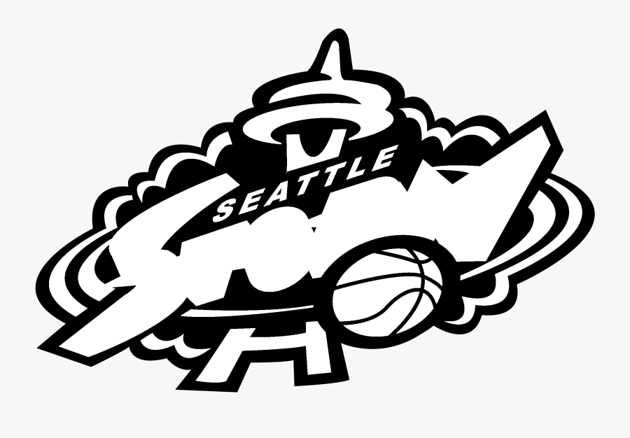 Seattle Storm Logo Black And White - Storm Seattle , Free Transparent ...