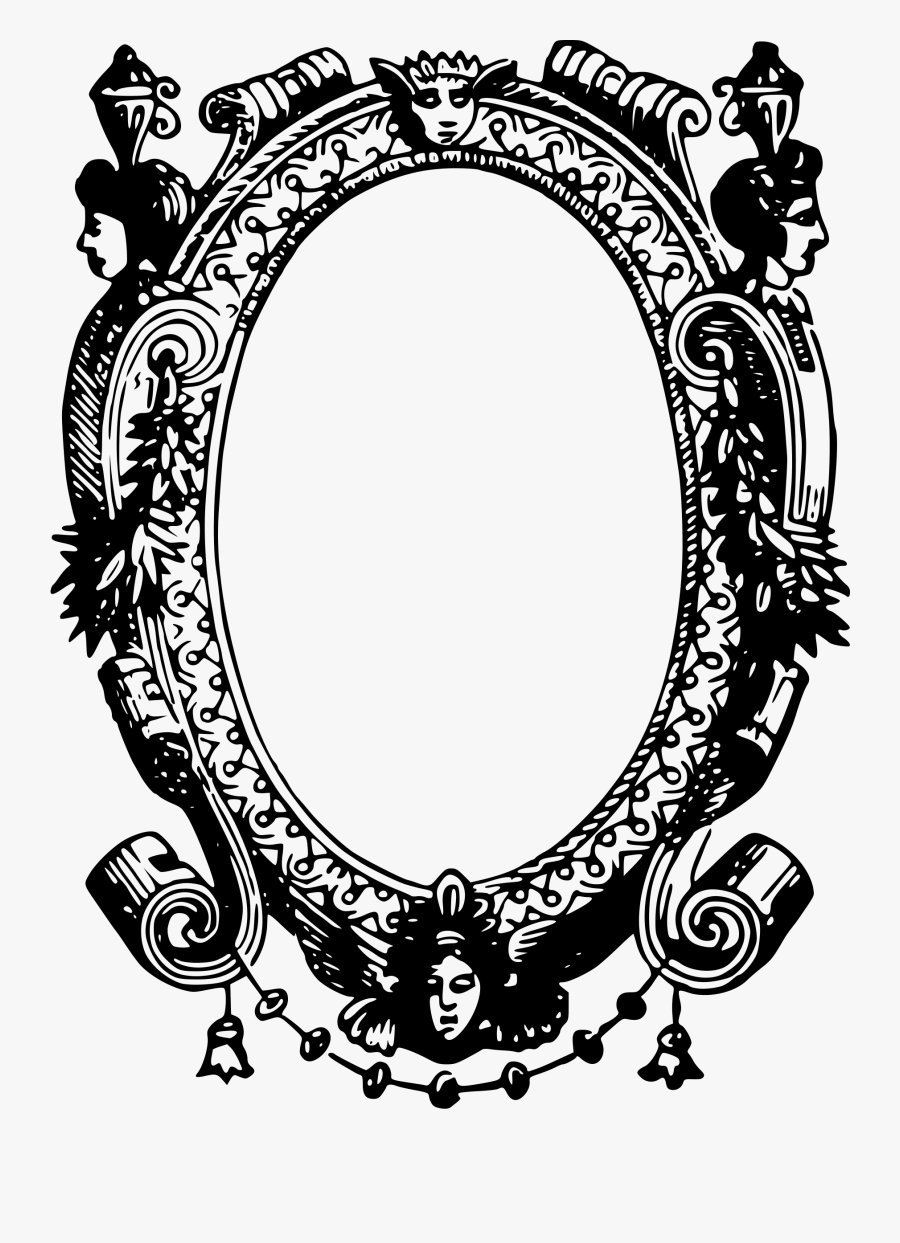 Ornate Border With Banner Transparent , Free Transparent Clipart ...