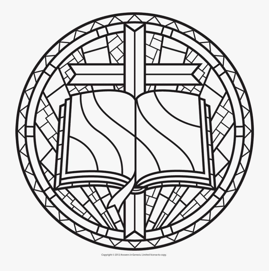 Transparent Stain Glass Clipart - Church Stained Glass Window Coloring ...