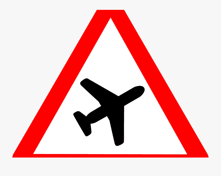 Road Sign Low Flying Aircraft , Free Transparent Clipart - ClipartKey
