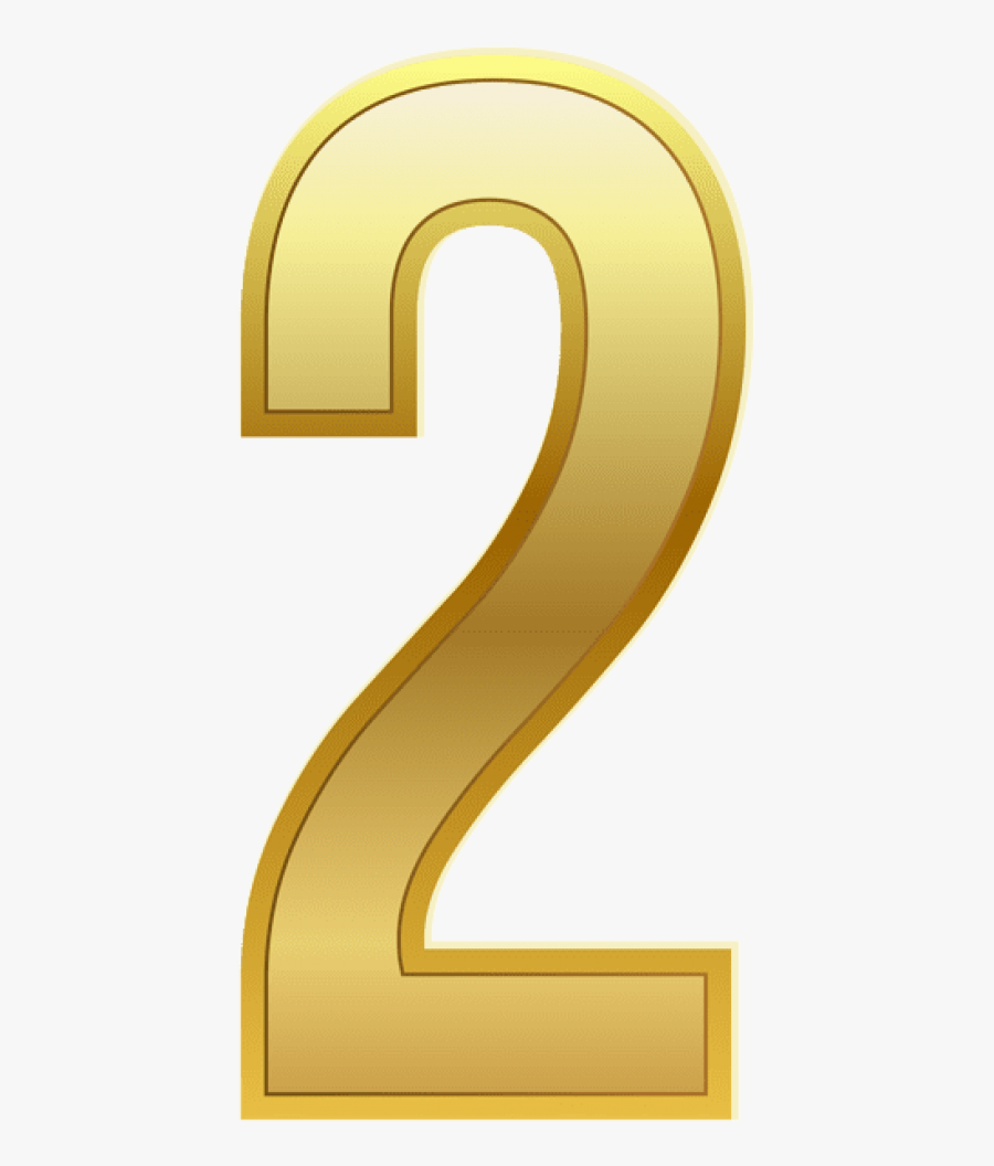 Free Png Download Number Two Gold Classic Clipart Png , Free ...