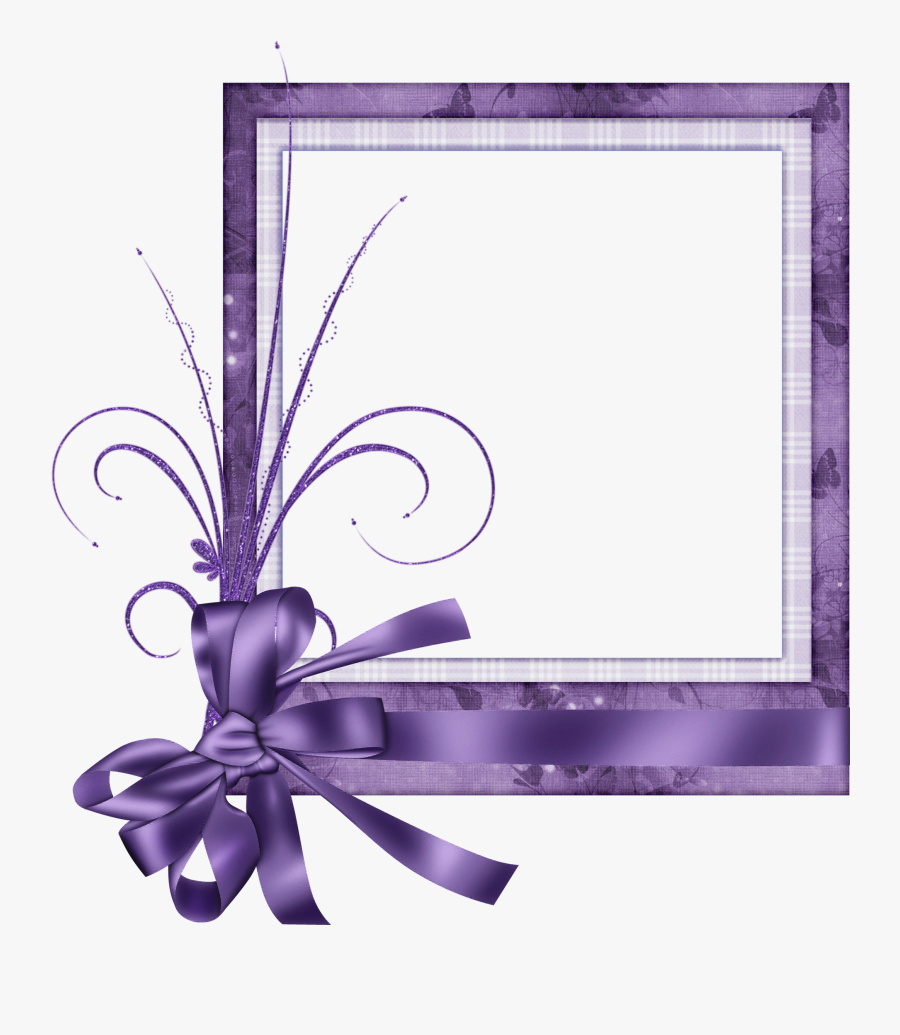 Purple Transparent Frame With - Purple Frame Transparent Background ...