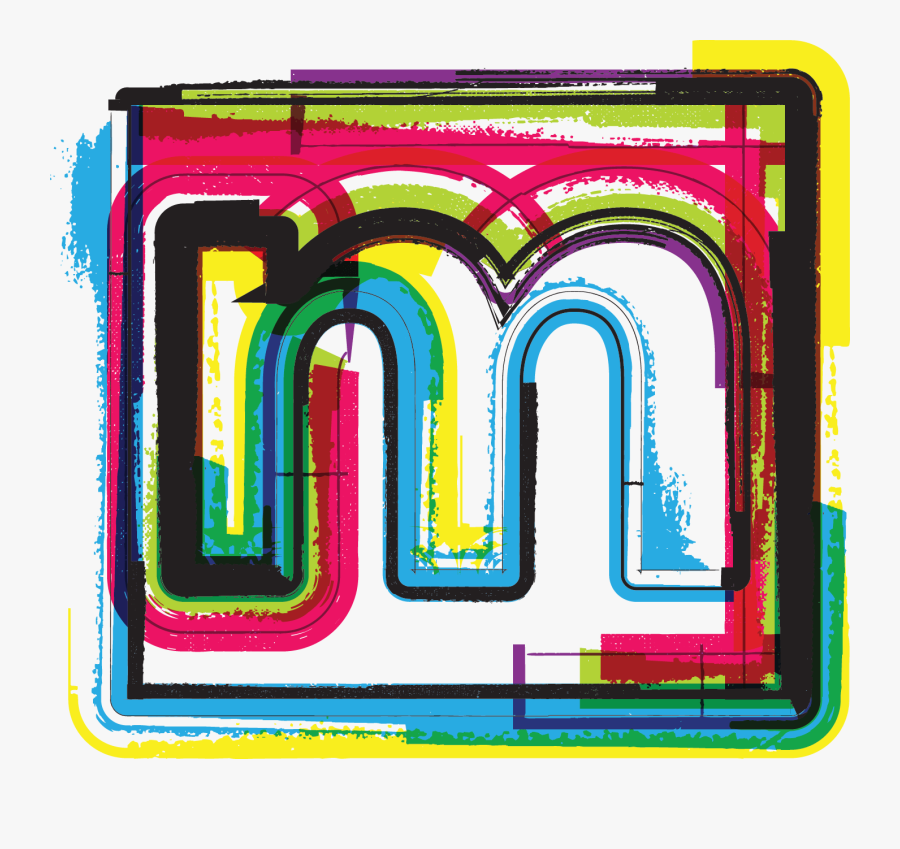 Grunge Colorful Letter M , Free Transparent Clipart - ClipartKey