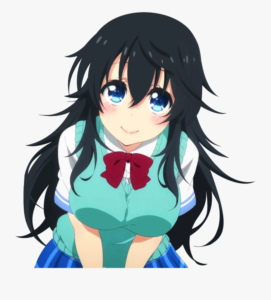 #anime #ako #girl #cute #oppai #school #uniform , Free Transparent ...