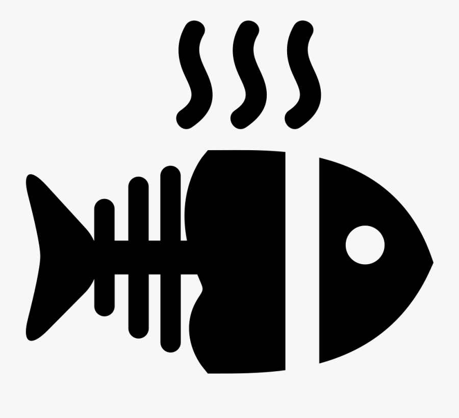 Fish Bone Clip Art - Transparent Fishbone Icon , Free Transparent ...