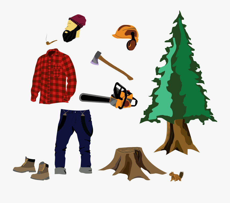 Lumber Jack Icons - Christmas Tree , Free Transparent Clipart - ClipartKey