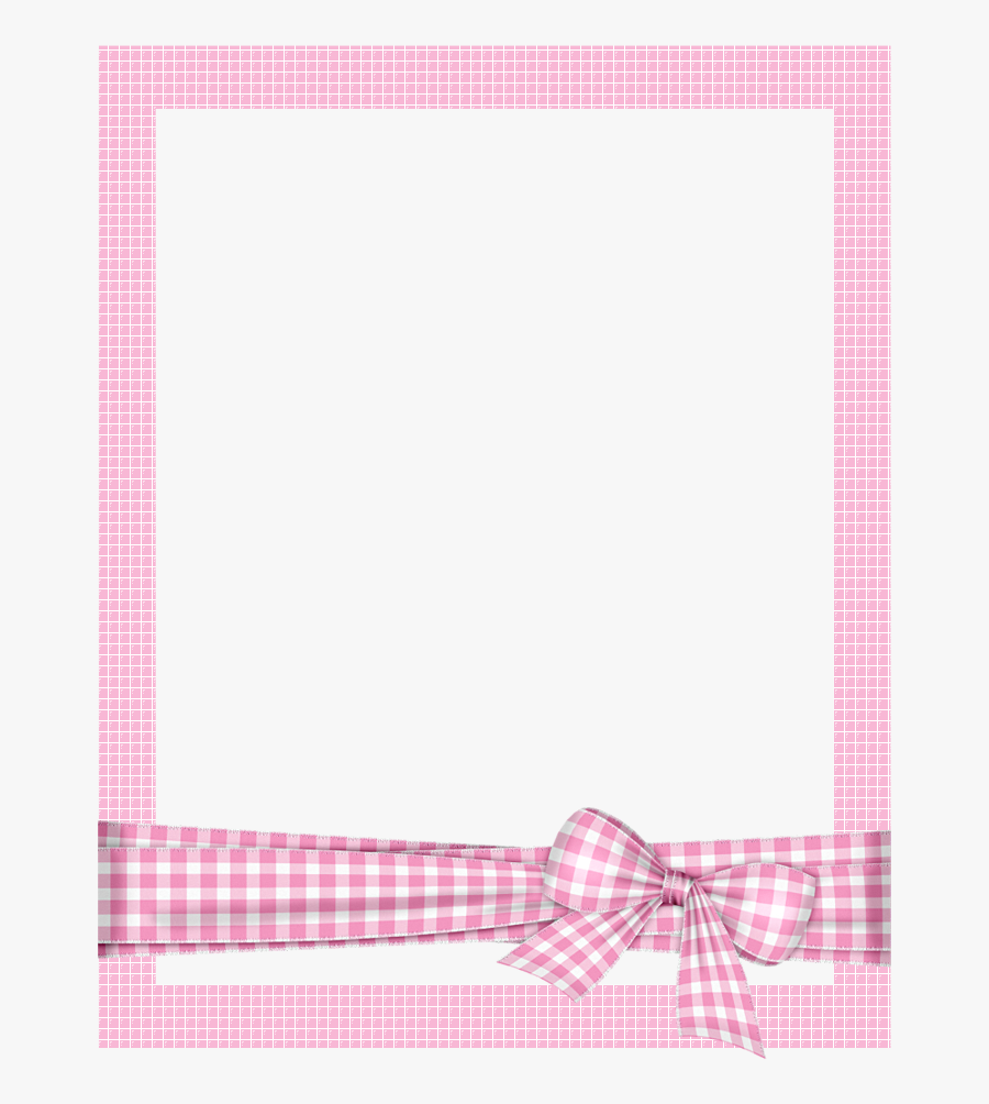 Picture Plaid Frame Frame,pink Cartoon Hand-painted - Pink Cartoon ...
