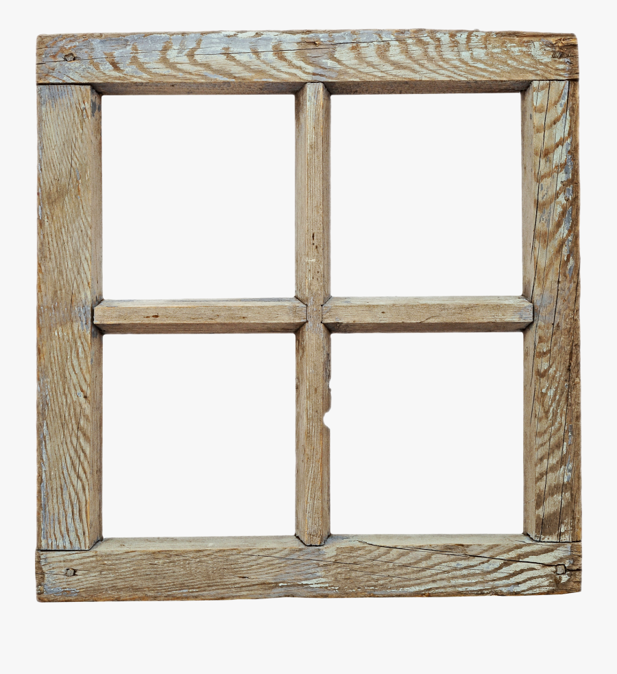Vintage Wood Framed Window , Free Transparent Clipart - ClipartKey