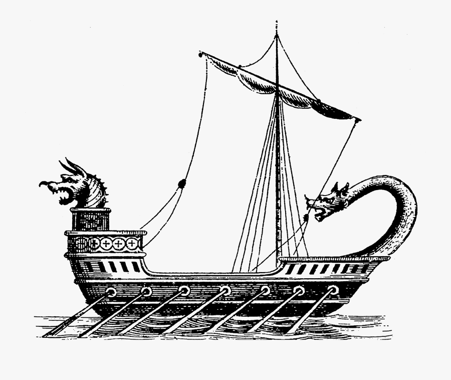 2403 Heraldic Ship Victorian Era Free Vintage Clip - Mast , Free ...