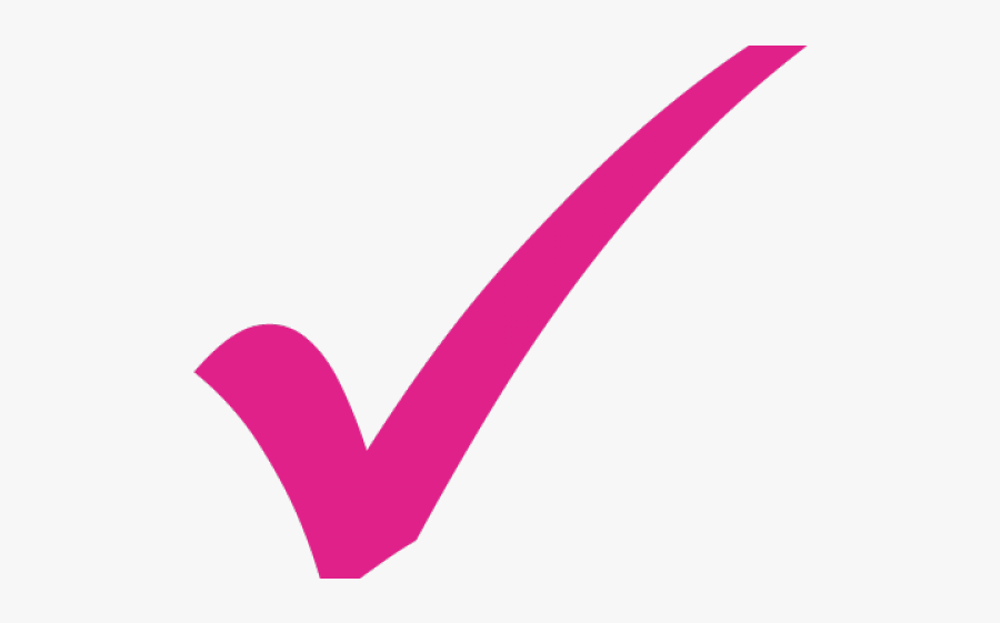 Transparent Background Pink Check Mark , Free Transparent Clipart ...