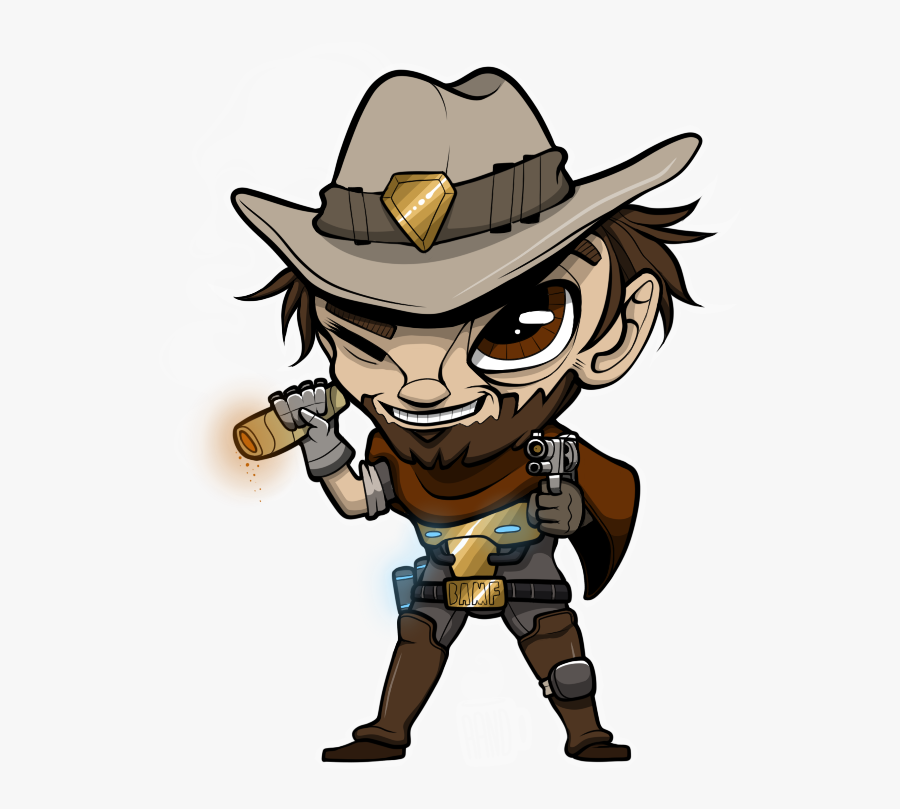 Mccree Overwatch Png , Png Download - Overwatch Mccree Art Transparent ...